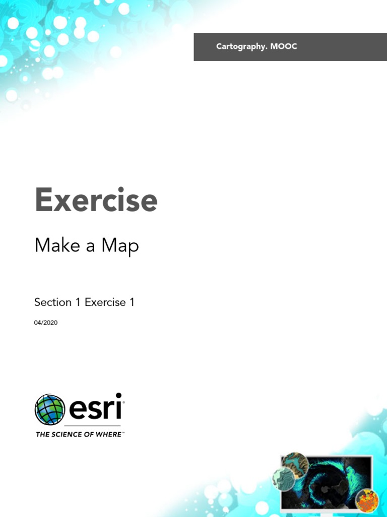 Section1 Exercise1 Make A Map | PDF | Arc Gis | Esri