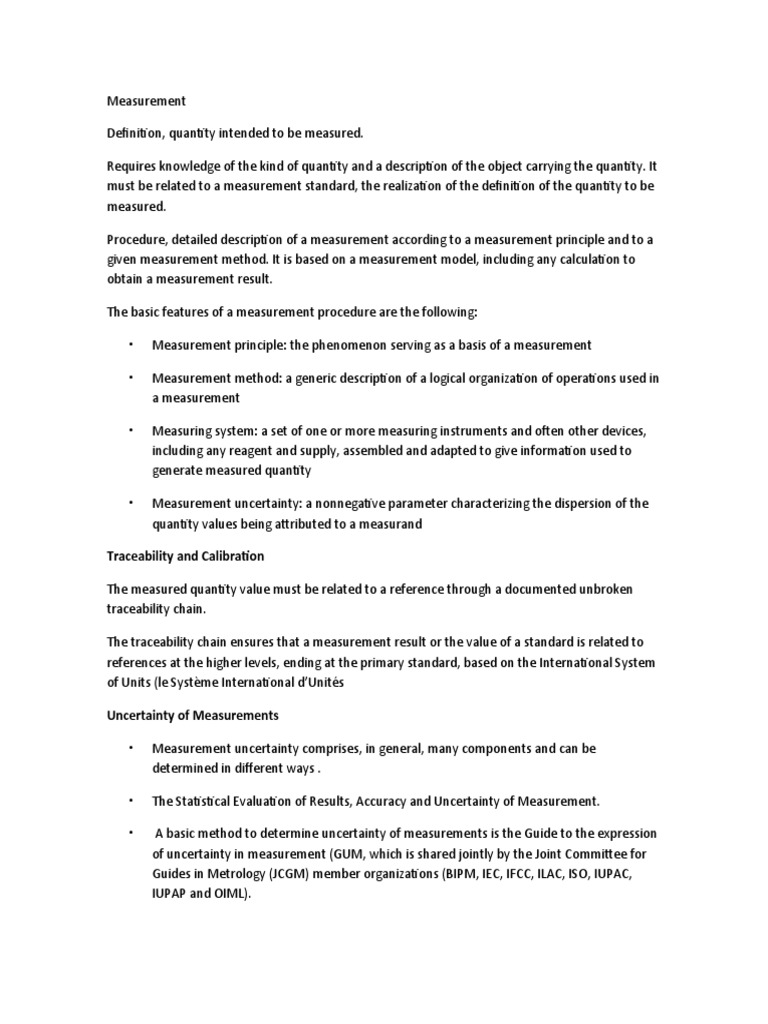 Traceability and Calibration | PDF | Metrology | Research Methods