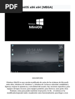 Diferencias Entre Versiones de MiniOS - Doofy's Projects | PDF