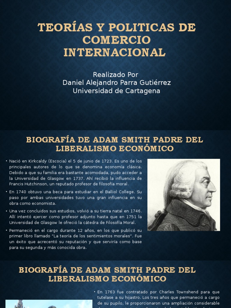 Vida y Obra de Adam Smith | PDF | Adam Smith | La riqueza de las naciones