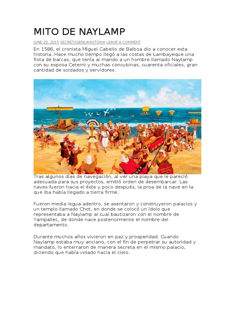Mito de Naylamp | PDF