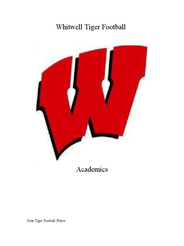Whitwell Tiger Football | PDF | Psychology | Applied Psychology
