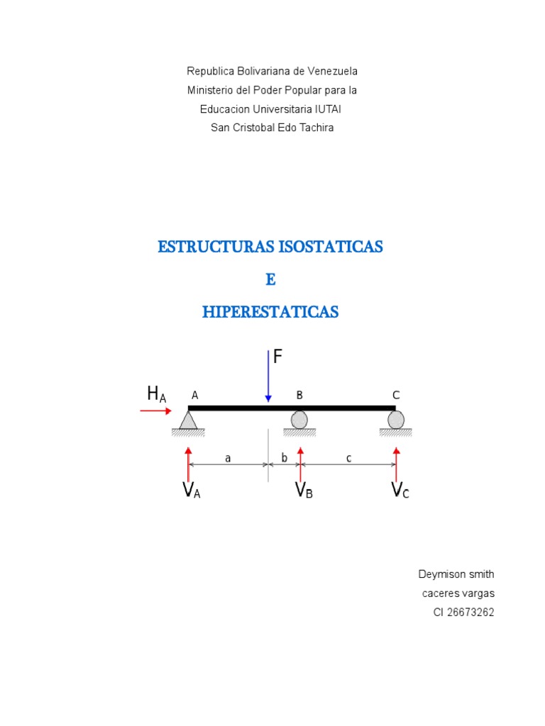 Estructura Isostatica | PDF | Elasticidad (Física) | Braguero