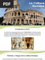 Infografia La Cultura Romana | PDF | imperio Romano | Roma antigua