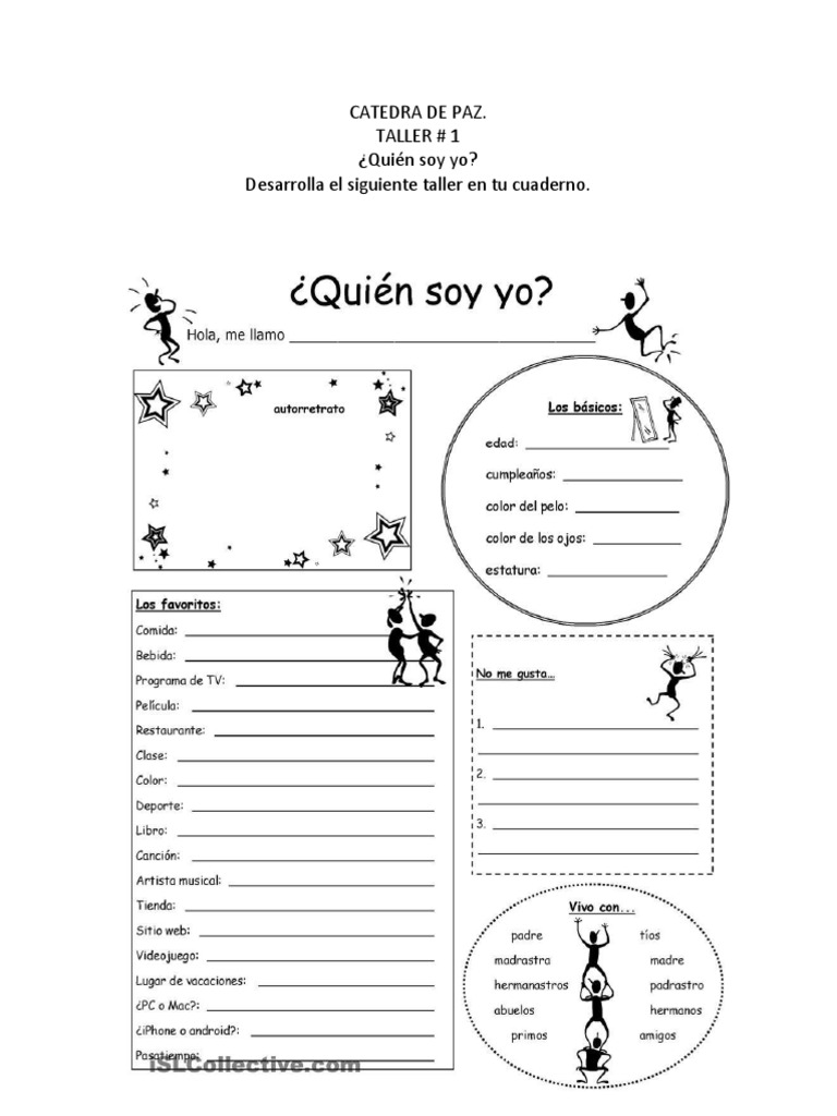Taller Quien Soy Yo | PDF