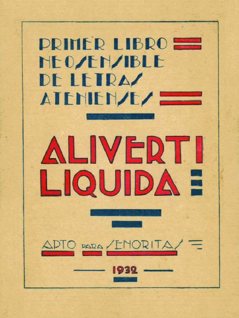Aliverti Liquida 1932 PDF | PDF