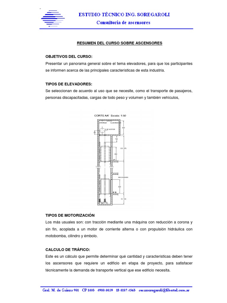 Ascensores PDF | PDF | Ascensor | Ingeniería
