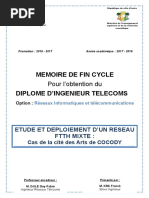 Memoire FTTH | PDF | Fibre optique | Réseau électrique