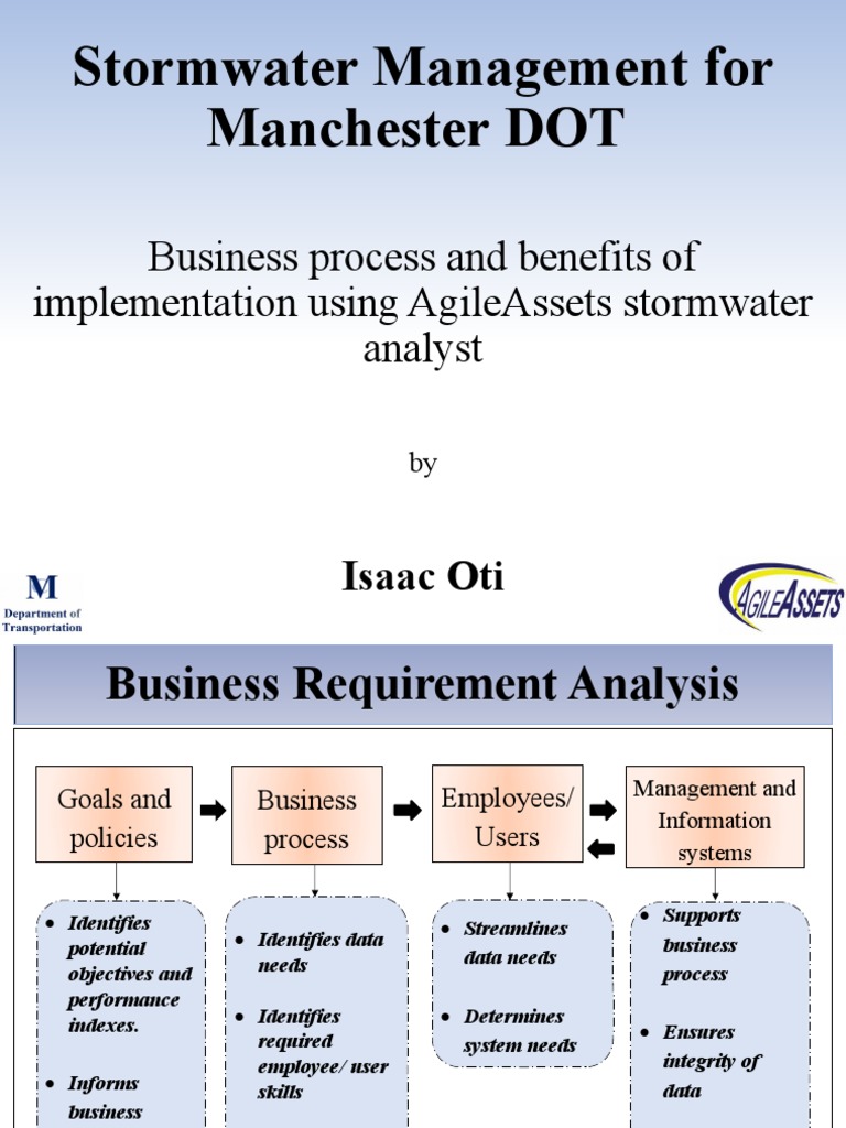 Stormwater Management For Manchester DOT | PDF | Stormwater | Flood