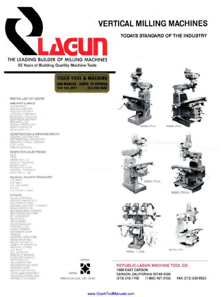 Republic Lagun Mill 1989 | PDF