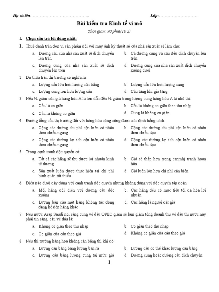 Bai Kiem Tra 5831 | PDF