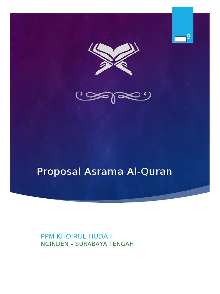 Proposal Asrama Al-Qur'an 2019 | PDF