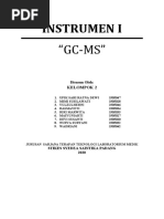 Makalah GC-MS (Gas Chromatography Mass Spectrometry) | PDF