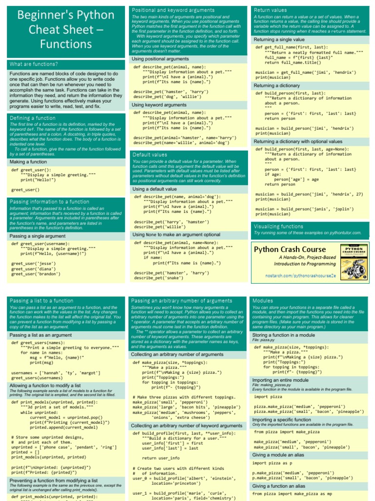 Python Crash Course A Hands On Project Based Introduction To