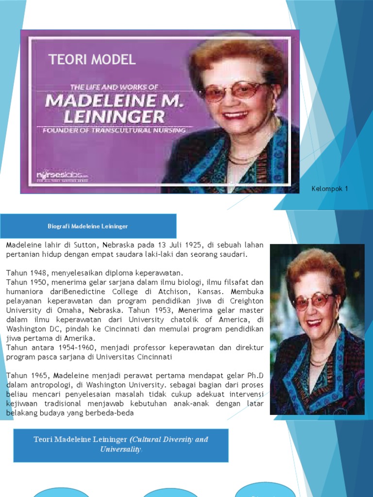 TEORI MODEL Madeleine Leininger | PDF