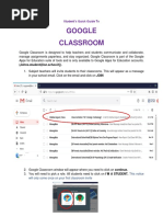 Google Classroom Cheat Sheet For Teachers by Shake Up Learning | PDF ...