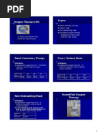 Administering Oxygen with Briggs T-Piece | PDF | Oxygen | Aerosol