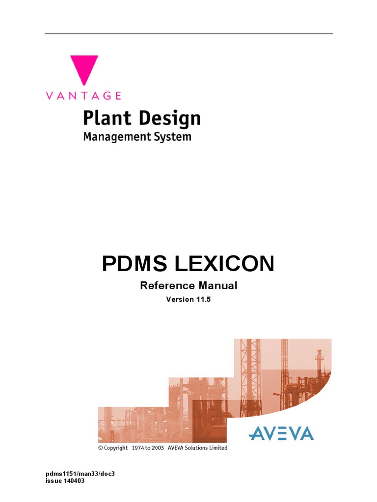 Pdms Lexicon: Reference Manual | PDF | String (Computer Science ...