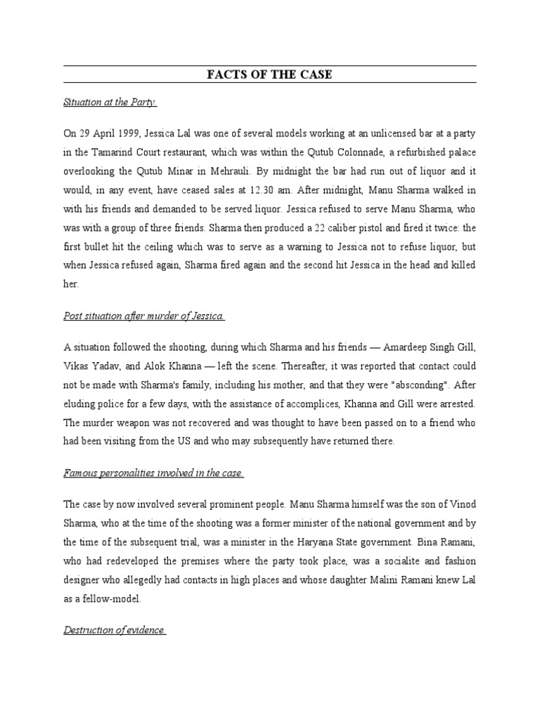 Jessica Murder Case-Case Analysis From T | PDF