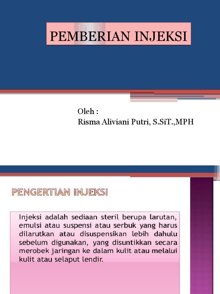 Injeksi | PDF