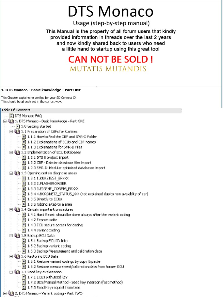 DTS Monaco How To 2019 | PDF