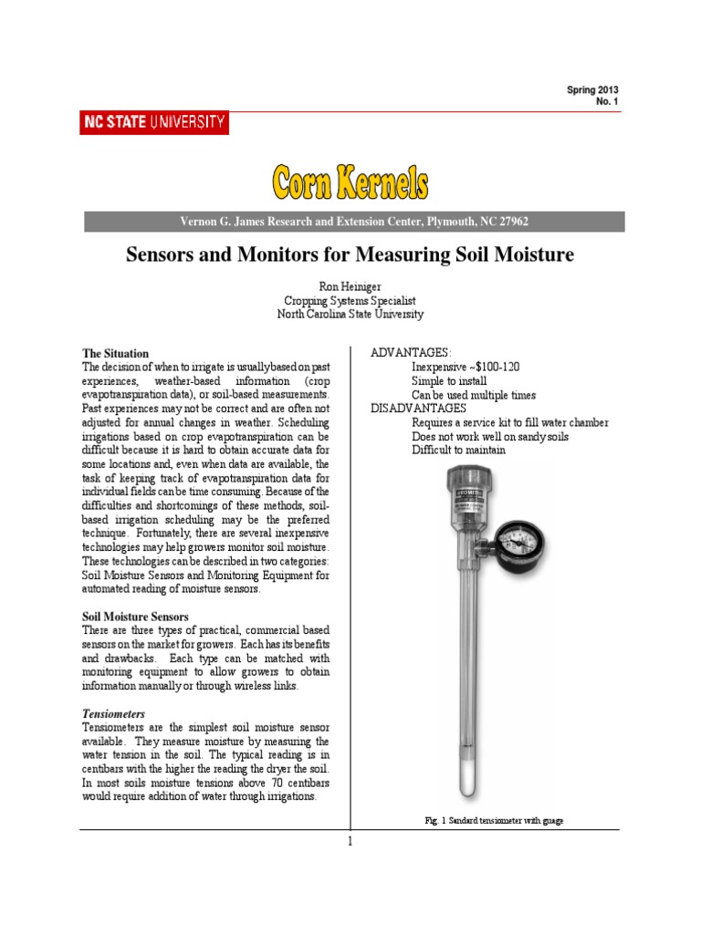 Sensors Monitors Probes Monitors 1 | PDF | Evapotranspiration | Irrigation