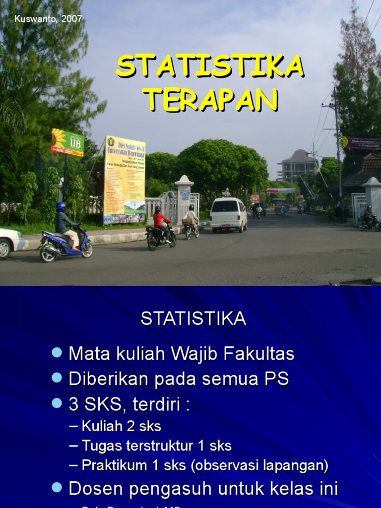 KWT 1.statistika Pendahuluan | PDF