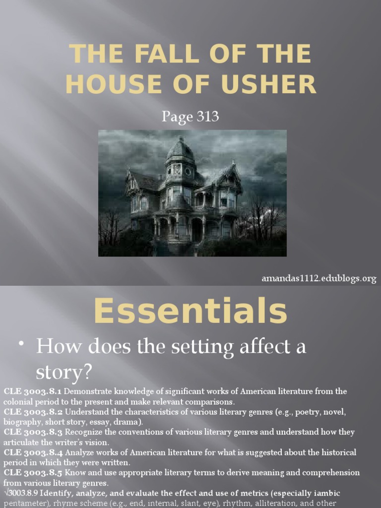 The Fall of The House of Usher | PDF | Poetry | Writing