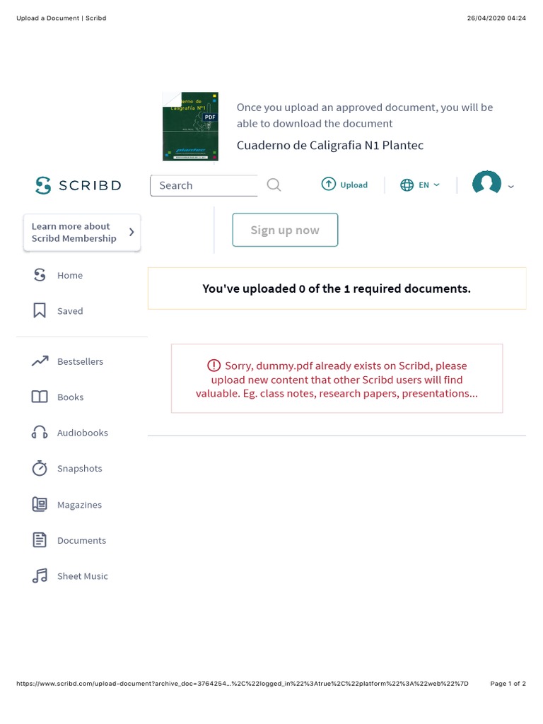 Upload PDF | PDF | Scribd | Online Services