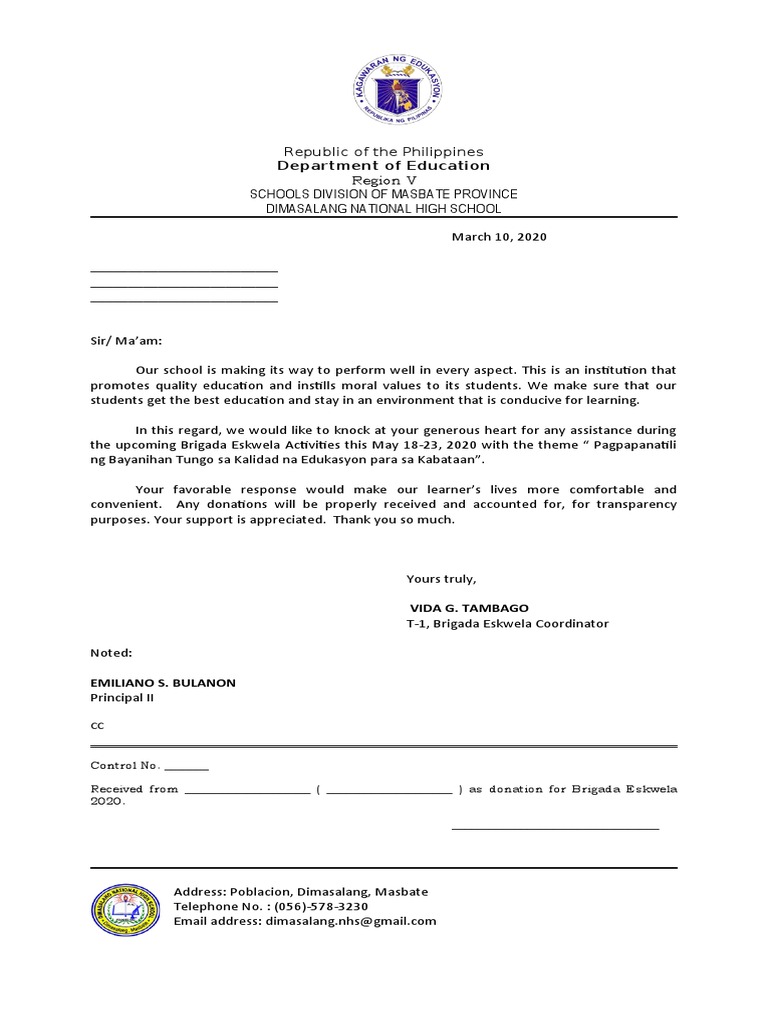 Solicitation BRIGADA 2020 | PDF