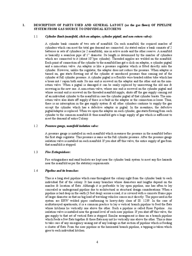 LPG Gas Pipeline Material Specifications | PDF | Pipe (Fluid Conveyance ...