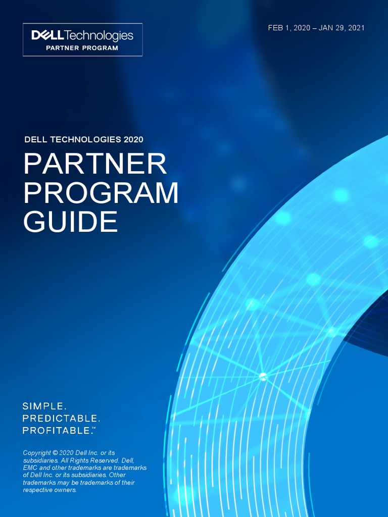 Partner Program Guide: Dell Technologies 2020 | PDF | Dell | Cloud ...