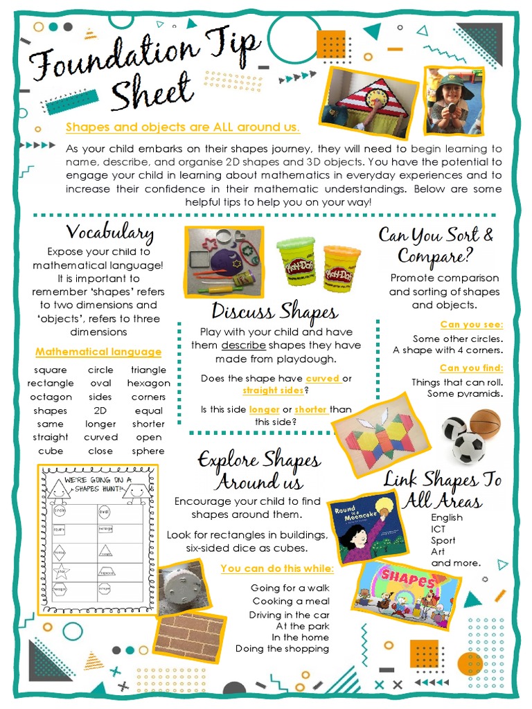 Tip Sheet | PDF | Shape | Euclidean Geometry