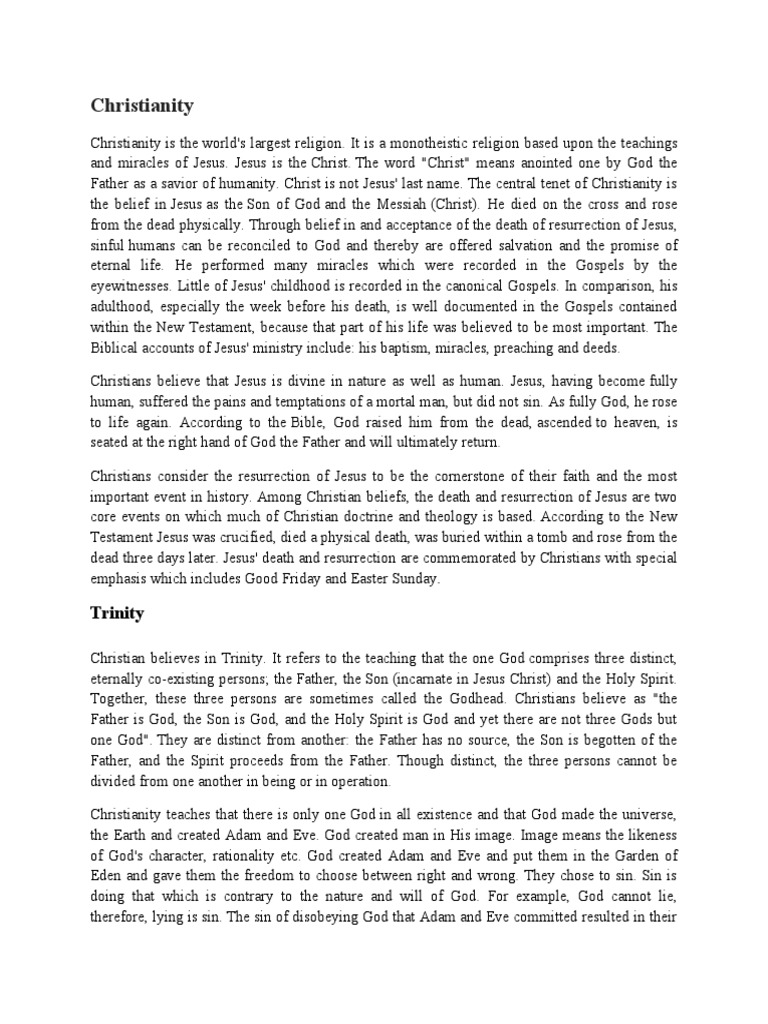 5 Christianity | PDF | Sola Scriptura | Jesus