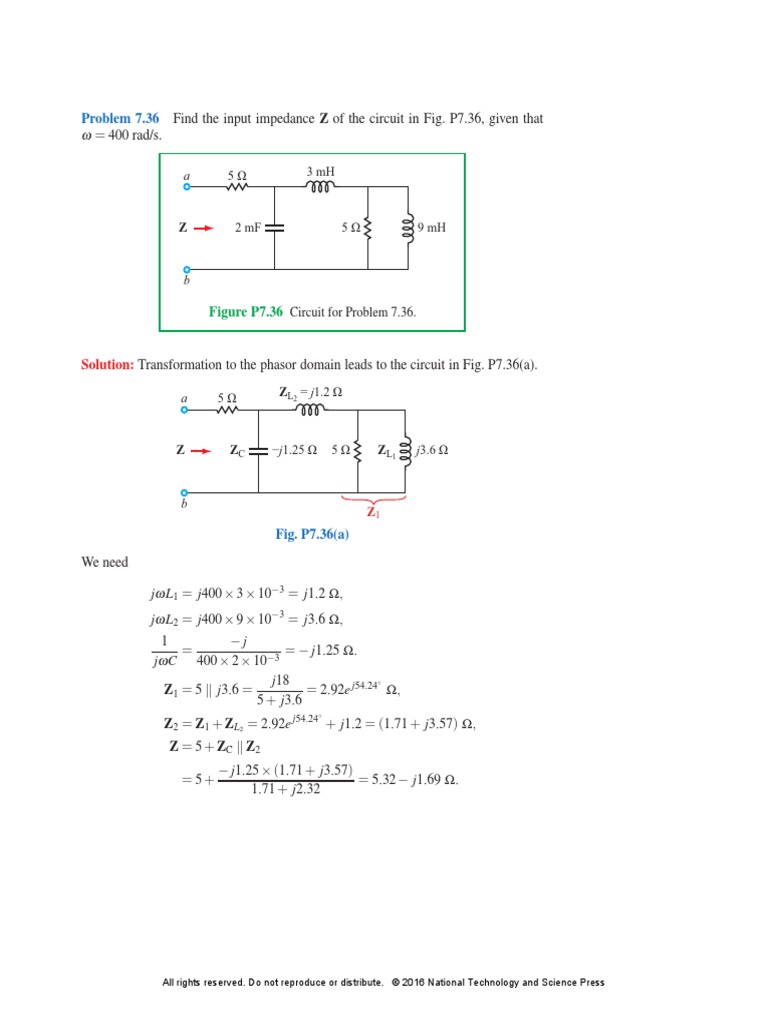 Problem 7.36: Figure P7.36 | PDF