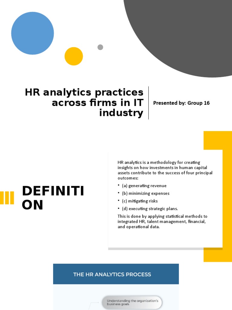 HR Analytics in Industry | PDF