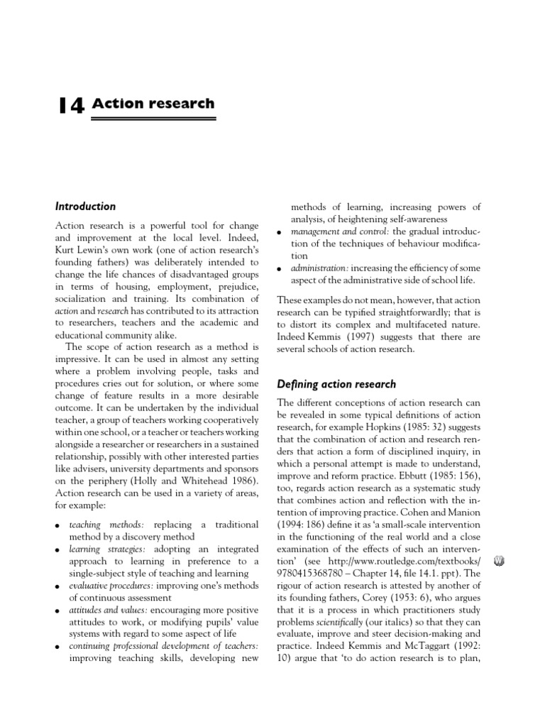 Action Research PDF | PDF | Action Research | Empowerment