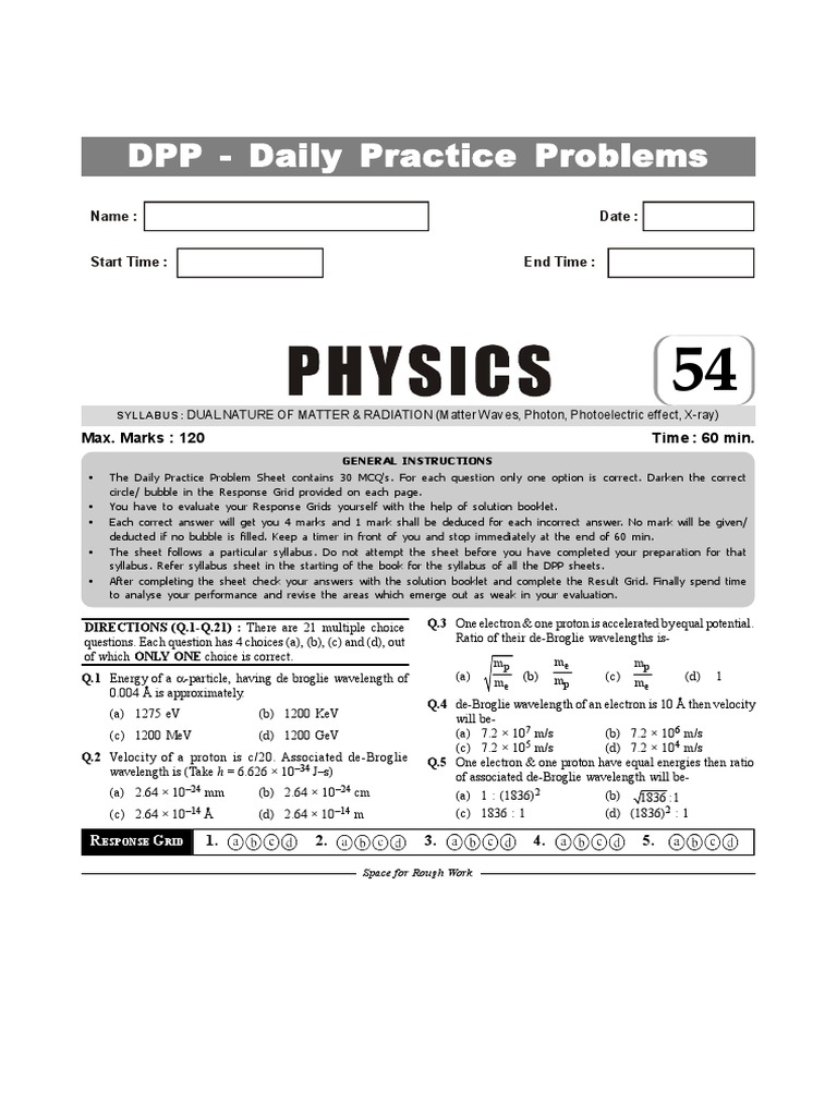 WS Dual Nature PDF | PDF | Electronvolt | Electron