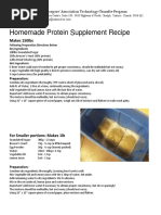 Sugar Rocket Fuel Recipe Guide | PDF
