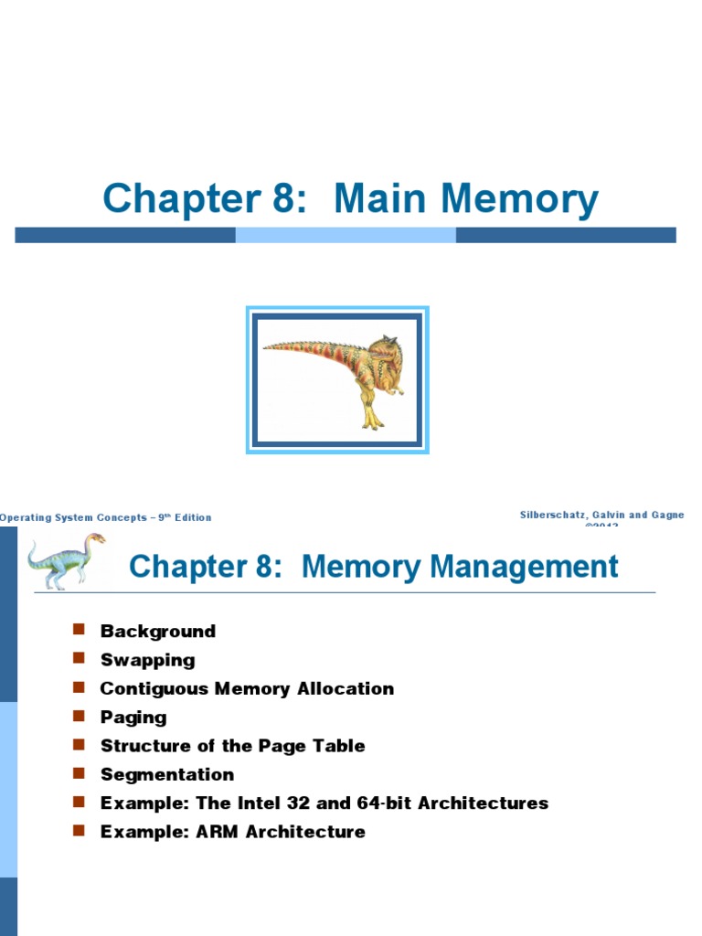 Chapter 8: Main Memory: Silberschatz, Galvin and Gagne ©2013 Operating System Concepts - 9 ...