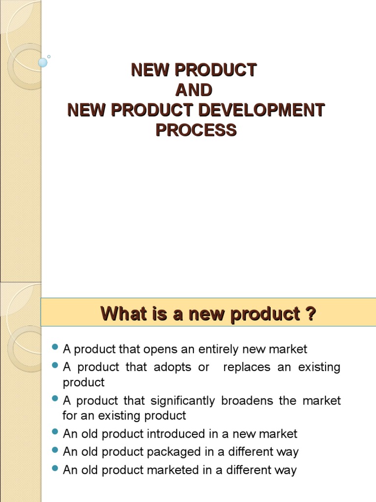 New Product AND New Product Development Process | PDF | Strategic ...