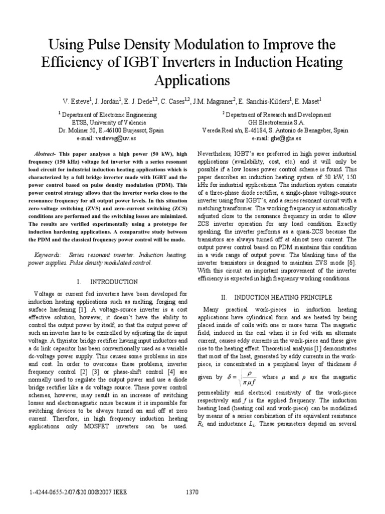 Pulse Density Modulation | PDF | Power Inverter | Rectifier