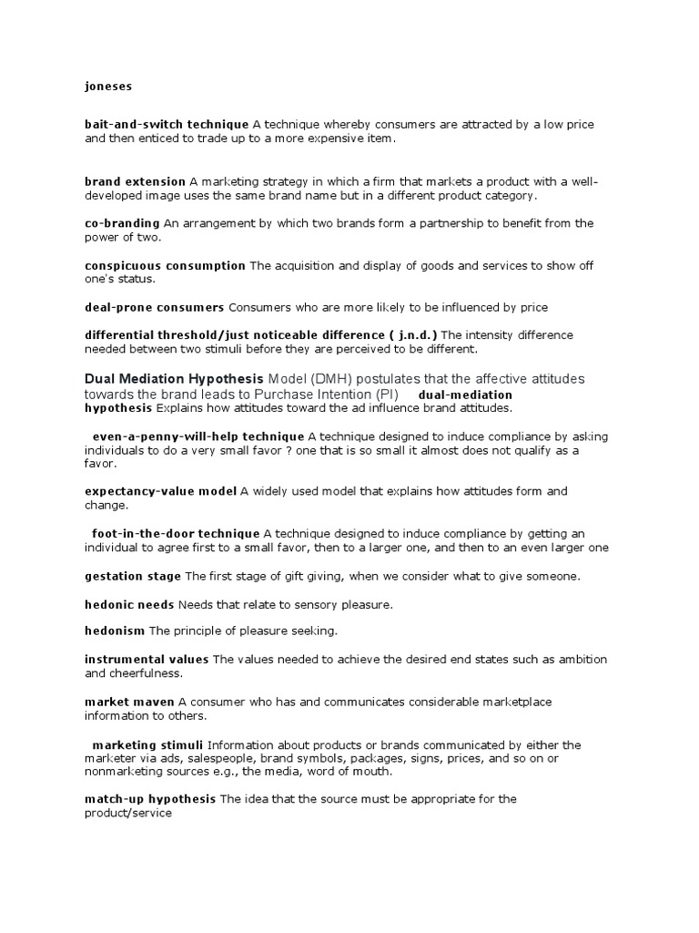 Dual Mediation Hypothesis Model (DMH) Postulates That The Affective ...