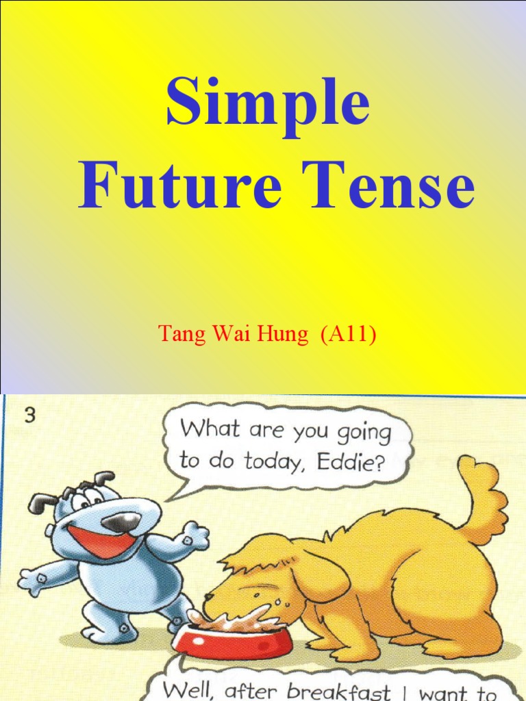 Future Plans and Predictions: Using the Simple Future Tense to Describe ...