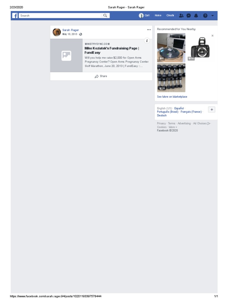 Sarah Rager - Sarah Rager | PDF