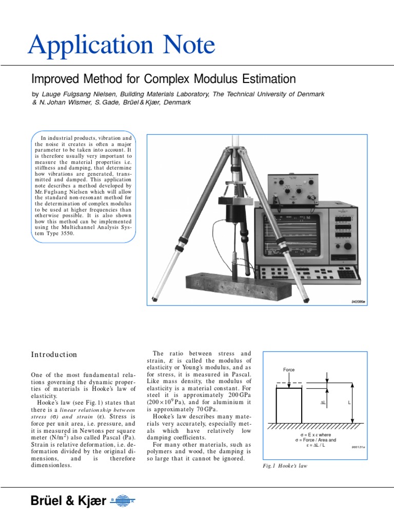 Complex Modulus Estimation PDF | PDF | Viscoelasticity | Young's Modulus