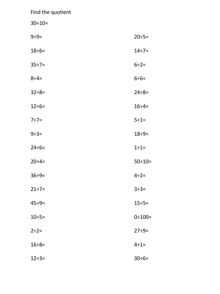 Math Times Divide | PDF | Teaching Mathematics