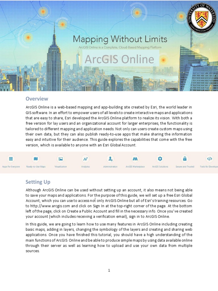Arcgis Online Tutorial 2017 PDF | PDF | Esri | Arc Gis