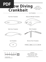 Crankbait Lure Template Guide | PDF