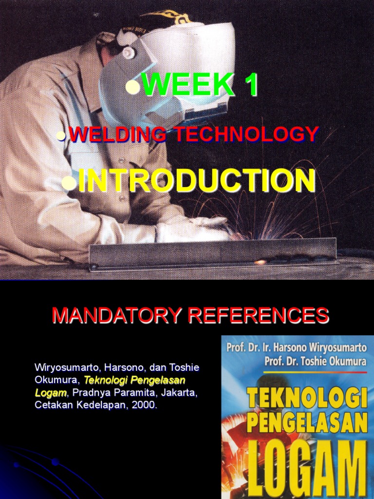Week 1 - INTRODUCTION - Rev. 0 | PDF | Procedural Knowledge | Welding